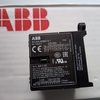 全新原装正品ABB微型交流继电器IECEN60947议价