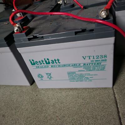 BestBatt蓄电池VT123812V38AH装机