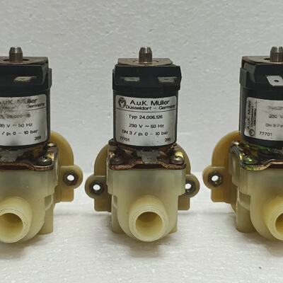 A. U.K. Mller 24.006.126 Solenoid Valve 230V AC DN3 0.210 Ro