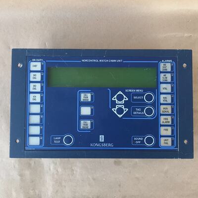 KONGSBERG MARITIME 8100138 WCU DISPLAY MODULE 6200364 620037