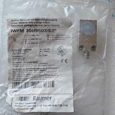 IWFM20U9503S35堡盟Baumer传感器拍前询价