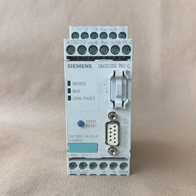 SIEMENS 3UF70001AU000 SIMOCODE PRO C MOTOR MANAGEMENT UNIT