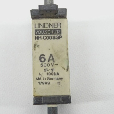 议价Lindner NhC00sgp 6A Sicherungseinsatz 500V适用