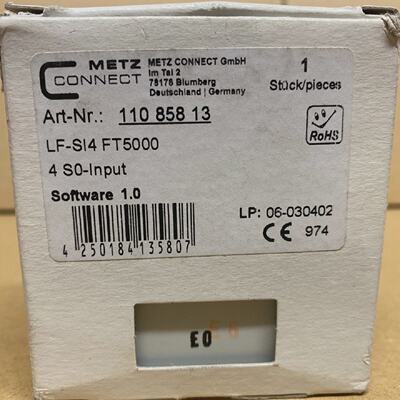 LFSI4  InputsOutputs LonWorks  Metz Connect