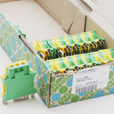 18x Phoenix Contact USLKG 16N 0443023 SchutzleiterReihenklem