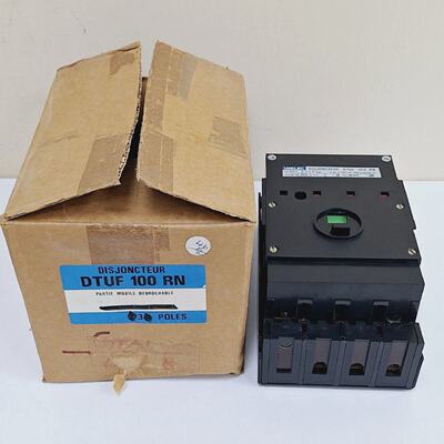 Unelec DTUF 100 RN Circuit Breaker 6080A Fus.MFAP 125aM 3 Po