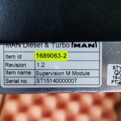 MAN Diesed  Turbo 16890632 Supervision M Module原厂