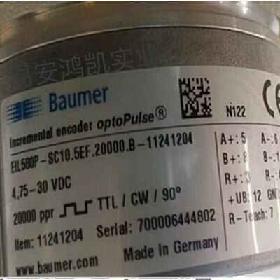 询》Baumer堡盟传感器107387747001FVDM15P5103S13OHDK25G6911S14
