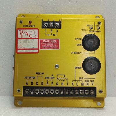 GAC ESD5221A Speed Control Unit with Overspeed Switch  Engin