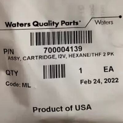 议价Waters沃特世UPLC主动阀芯 货号 700004139   G