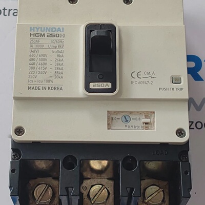 1Pc HYUNDAI HGM 250H Disjoncteur  Botier Moul 3 Ples 250A Ut