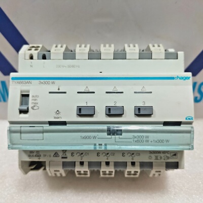 Hager TYA663AN KNX Module 3 Outputs Lighting Variation 300W
