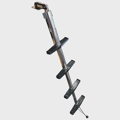 Armstrong Nautical 4 Step Telescoping Ladder 48in Deployed w