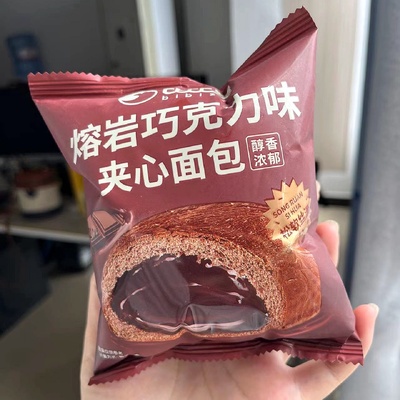 比比赞熔岩巧克力夹心面包老酸奶芝士爆浆夹心三明治奶酪早餐整箱