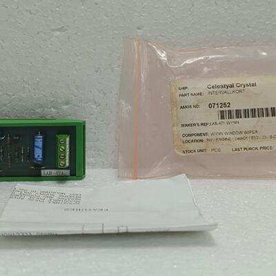 WYNN Window Wiper Interval Card LAB471 INTERVALLKORT Marine