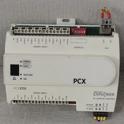 JOHNSON CONTROLS PCX3721 REV L SW VER 6.2 Facility Explorer