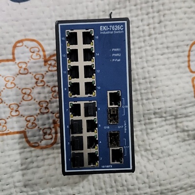 【询价】研华 EKI-7626C 162G光电组合非网管型冗余千兆