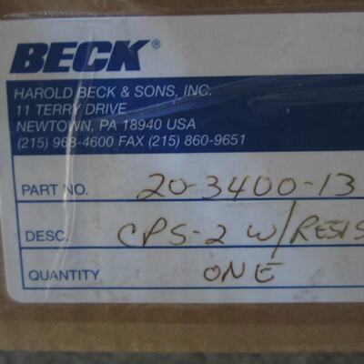 NEW SEALED BECK 20340013 CONTACTLESS POSITION SENSOR WRESIST