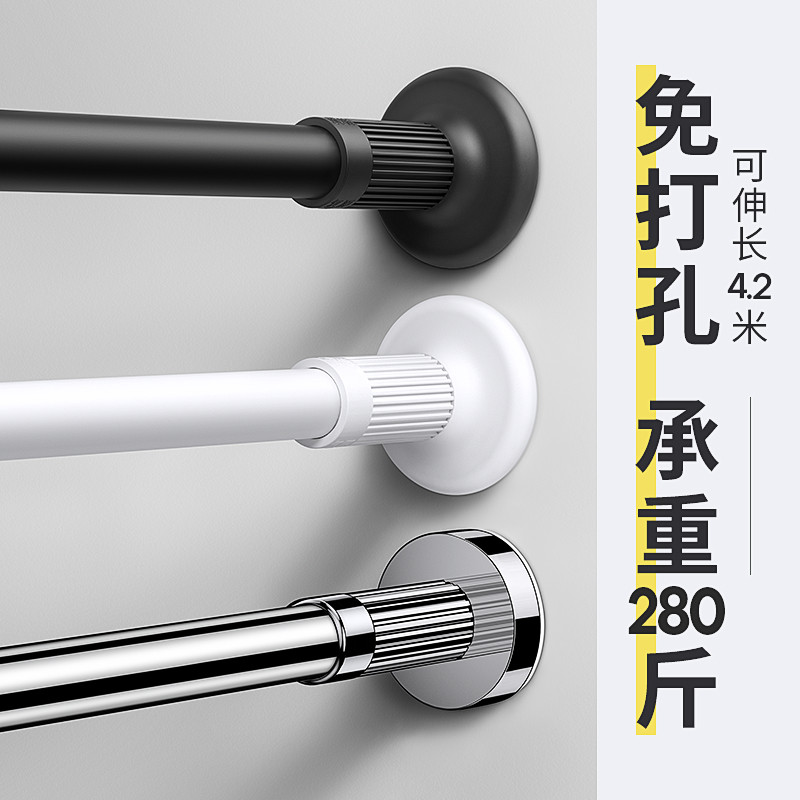 隐形晾衣绳室内免打孔凉衣绳拉紧伸缩卫生间晾衣神器挂衣绳子