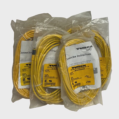 9 TURCK PKG 3Z6  U006699 PICOFAST SNAPON CORDSETS 125V 4A PK