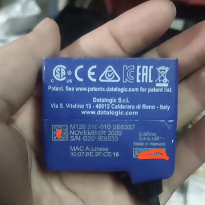 拍前询价：M120210010SB5337得利捷读码器一个成色