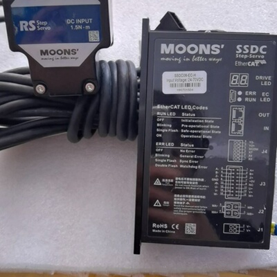 鸣志57步进套装MOONS电机AM23RS3DMA驱动器-询