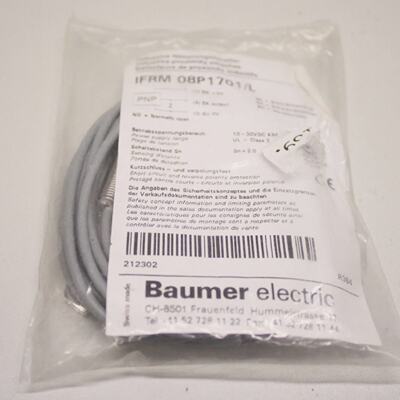BAUMER ELECTRIC IFRM 08P1701L Nherungsschalter induktiv IFRM