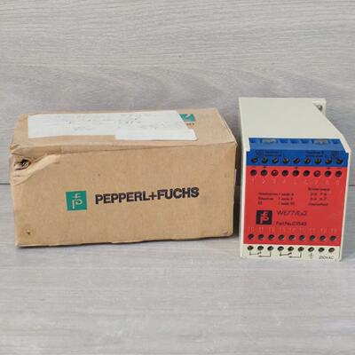 PEPPERL  FUCHS WE77EX2 PN 01543 SWITCH AMPLIFIER 230VAC NEW