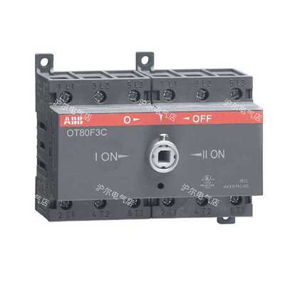 正品ABB手动双电源OT80F3COWC6D80OT80F3OT80F3组合