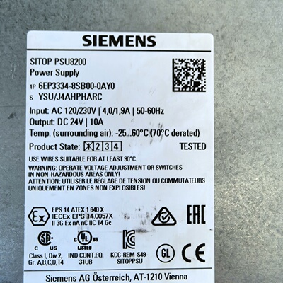 西门子SITOPPSU8200电源型号6EP3334议价