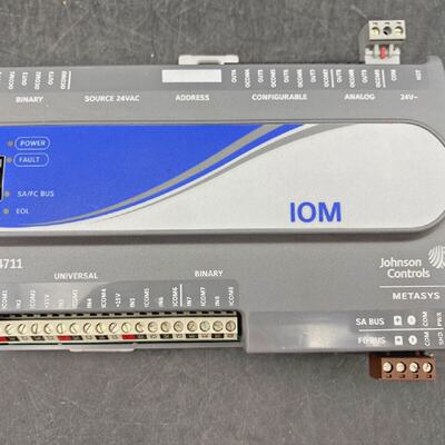 JOHNSON CONTROLS Metasys Iom IOM4711 MSIOM47110 Network Cont