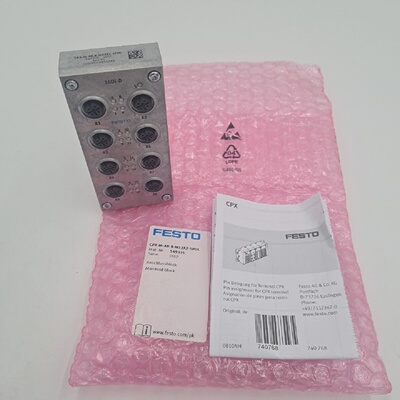 FESTO CPXMAB8M12X25POL 549335 J102 Manifold Block