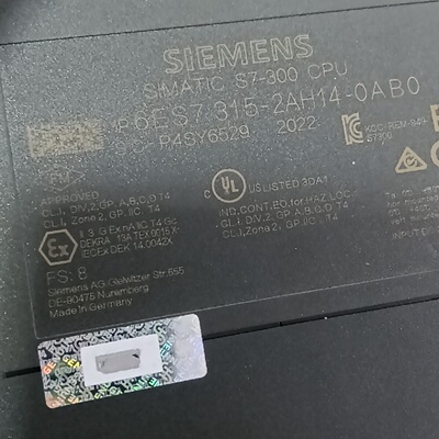 议价S7300 Cpu Module 6Es7 3152Ah14适用
