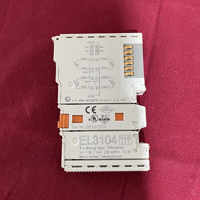 询价-贝克霍夫BECKHOFFEL3104模块4路模拟输入德