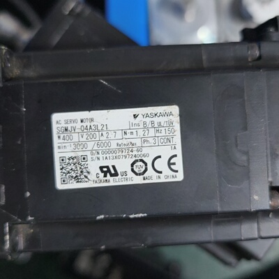 安川伺服电机SGMJV04A3L21400W功率20-询