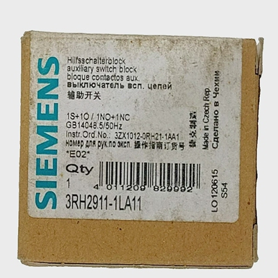 *新*西门子3RH2911-1LA11前置辅助开关块1NO1NC