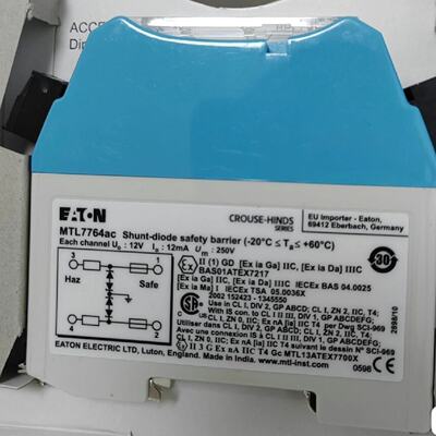 议价全新原装进口产品 伊顿EATON MTL7700齐纳式安全栅MTL7764AC