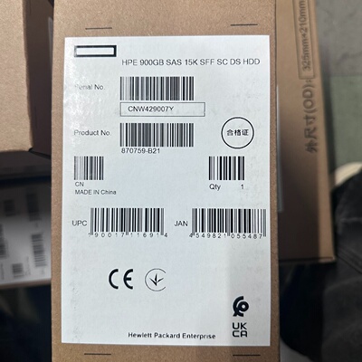 寻《870759B21 G10 900G SAS 2.5 15