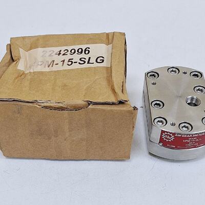 AW Gear Meters HPM15SLG Positive Displacement Flow Meter