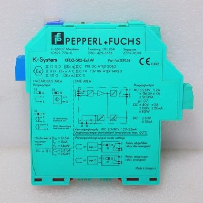 PEPPERLFUCHSKFD2-SR2-Ex1.W开关放大器P/N:132958
