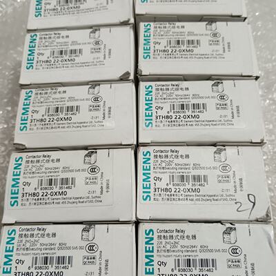议价西门子3TH80 22-0XM0接触器，全新带包装，数量10
