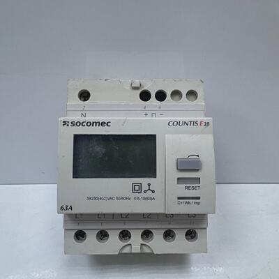 SOCOMEC COUNTIS E20 87A658 63A ENERGY METER