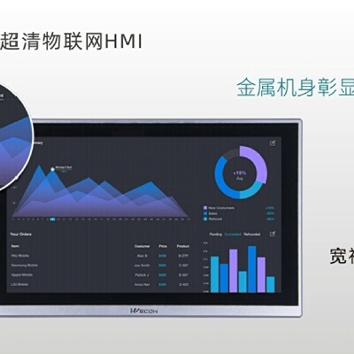 PI8150ig超清网HMI触摸屏15寸金属机身搭议价