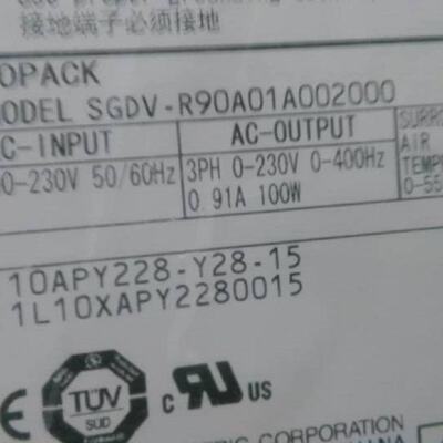议价安川伺服驱动器SGDVR90A01A002000正品包邮质保一年有发票