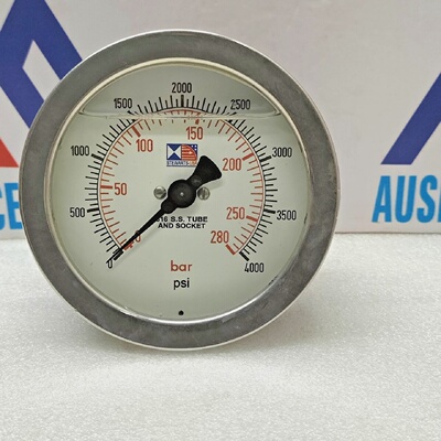 StewartsUsa S5823 Acciaio Inox 316 Manometro Gamma 0280 BAR0