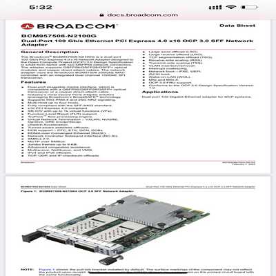 BroadcomBCM957508-N2100Gocp3询价