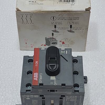 ABB OT80F3 1SCA105798R1001 Interruptor Desconector 80A 3P