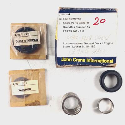 John Crane Tipo 102112 Meccanico Guarnizione PN7 WasherPN8 D
