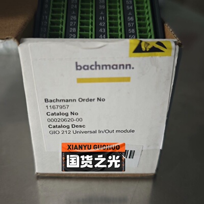 议价产品巴赫曼GIO212模块全新未用带原包装盒议价