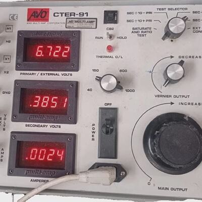 AVO CTER91 MULTI AMPERE CTER91230 240VOLTS FOR PARTS